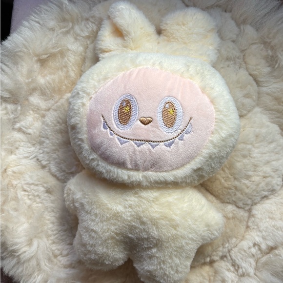 Sanrio | Toys | Labubu Cream And Pink Stuffed Animal | Poshmark